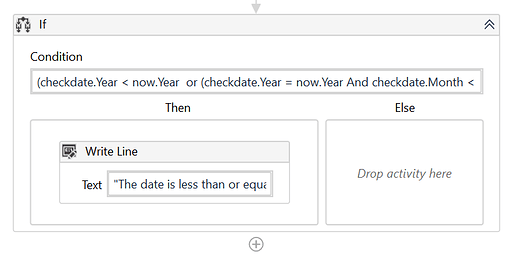 How To Compare Two Date month And Year Studio UiPath Community Forum