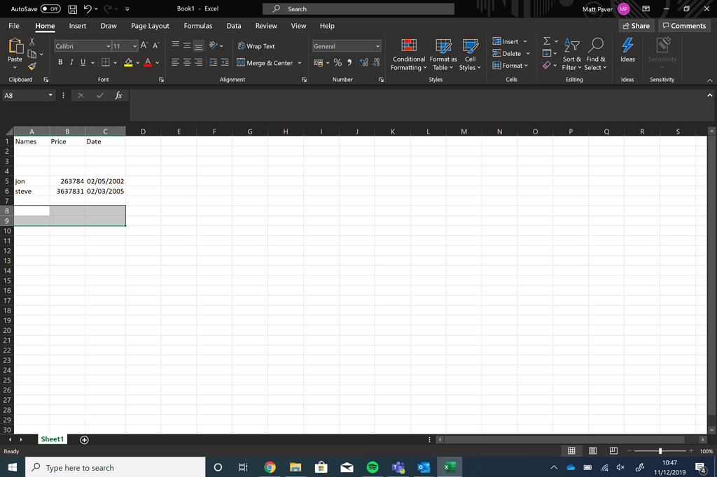 How To Write To An Existing Excel File In Specified Column And Row 