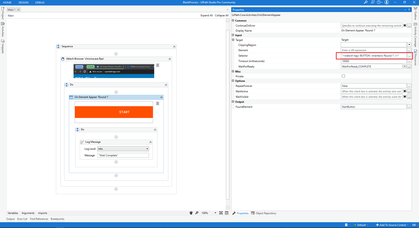 Wait Attribute Activity - Behavior - Academy Feedback - UiPath Community Forum