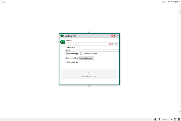 Select an Excel File and extract data from it - StudioX - UiPath ...