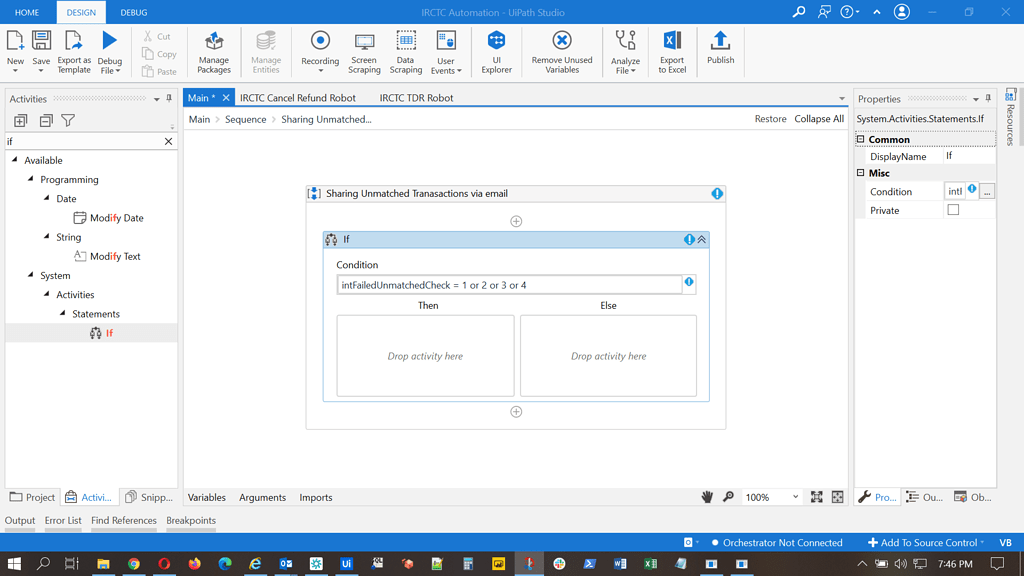 If Activity Question - Studio - UiPath Community Forum