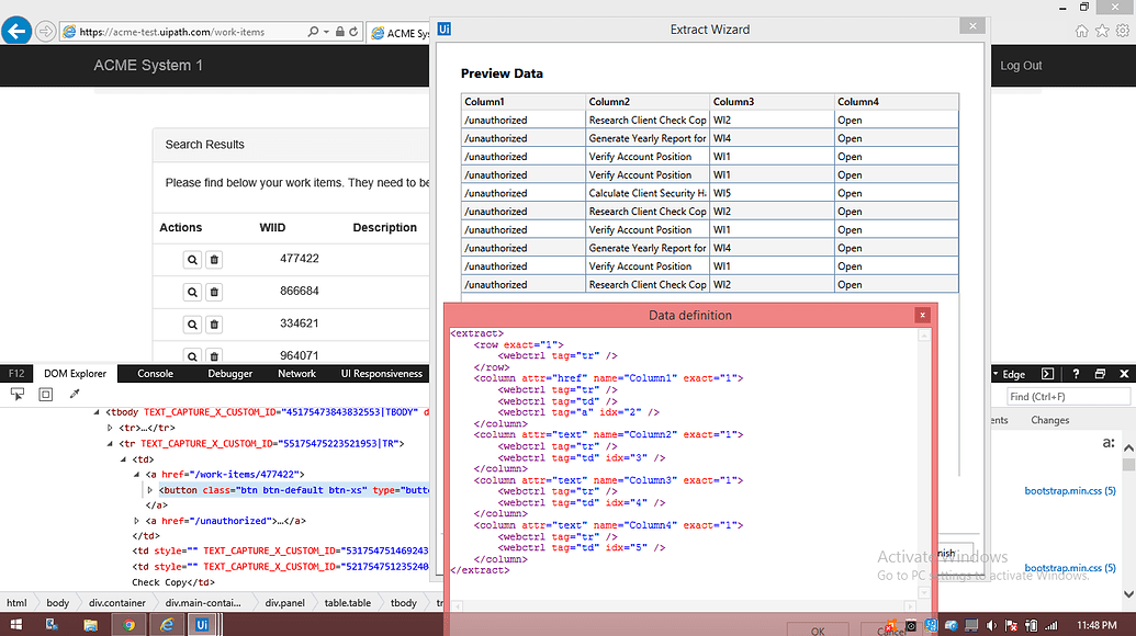 How to write ExtractMetaData(In Input) of "Extract Structured Data ...