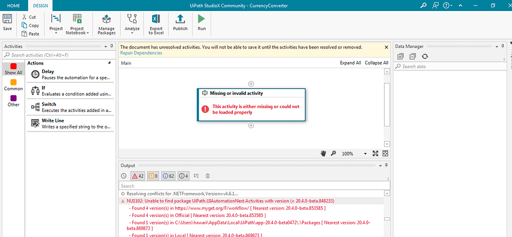 Error open main.xaml - Reboot Your Skills 2021 - UiPath Community Forum Error open main.xaml - Reboot Your Skills 2021 - UiPath Community Forum