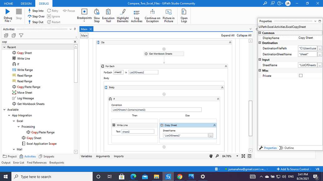 How To Copy And Paste Sheet From One Excel File To Another Excel File Activities UiPath 