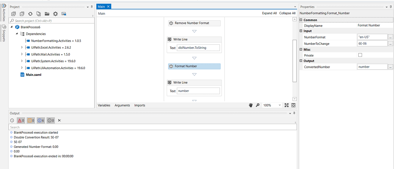 Number Format Writing 4E 05 Instead Of 0 00004 Help UiPath