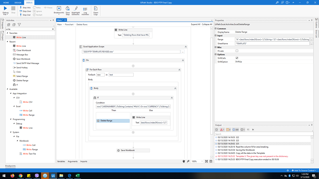 Delete Range Only Working Once Studio UiPath Community Forum delete-range-only-working-once-studio-uipath-community-forum