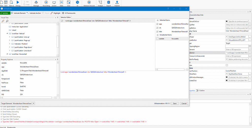 UI Explorer doesn't recognize the elements on the screen - Entire ...