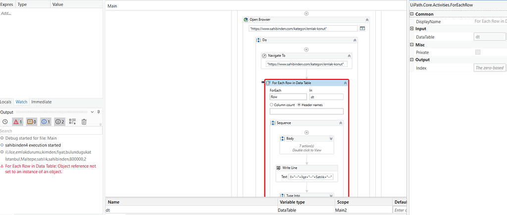 Object reference not set to an instance of an object eror - Studio ...