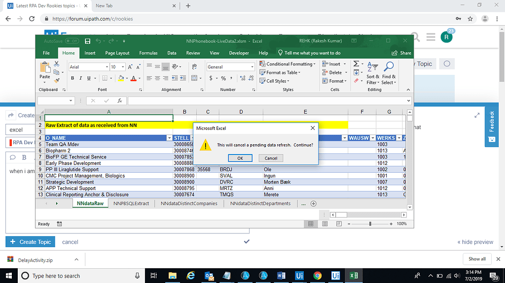 Excel Handle Help UiPath Community Forum