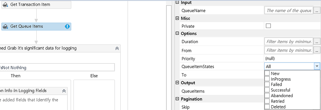 Get Queue Item Of Specific Status Help Uipath Community Forum
