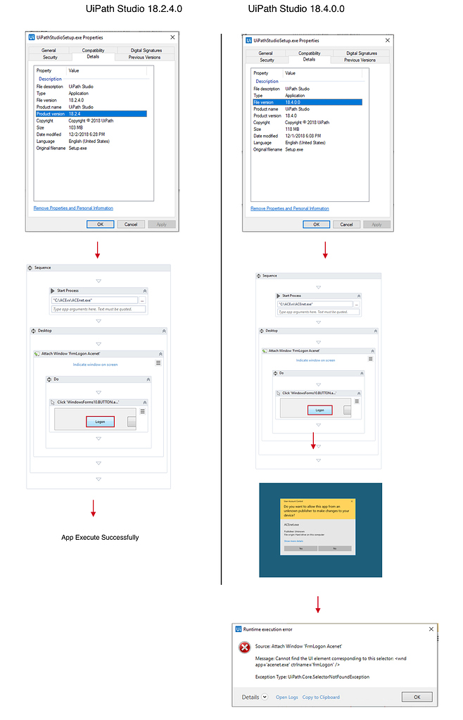 uiPath Studio 18.4 Cannot find the UI element corresponding to this selector - Help - UiPath ...