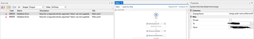 Invoked Workflow Validation Error Value For A Required Activity Argument Value Was Not