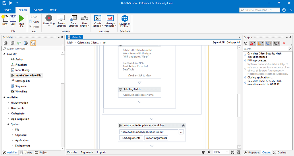 Assignment 3 Practice 1 Invoke Initallapplications Workflow Error Object Reference Not Set