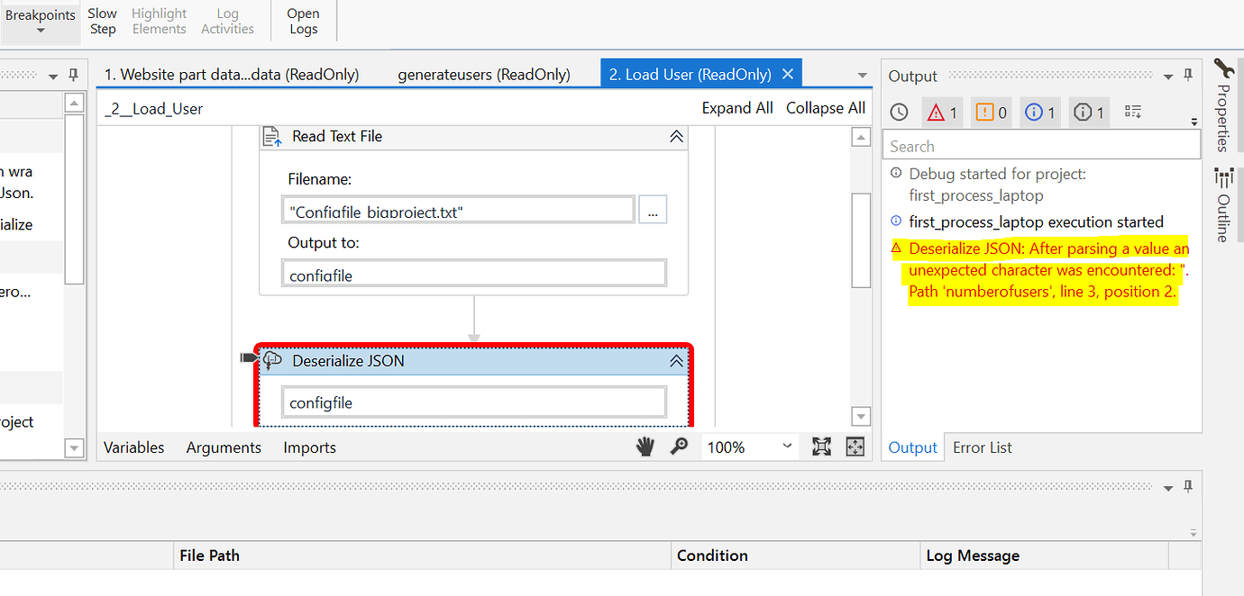 Unable To Extract Key Value Pair From Json Using Deserialize Json Help UiPath Community Forum