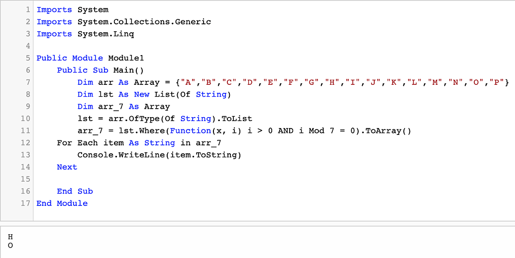 How to store particular array elements of an array into another array ...