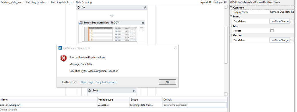 Remove Duplicate Rows From Datatable Help UiPath Community Forum