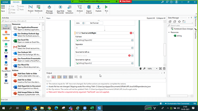 Usage Of Text Right left Option In UI Path Studio X StudioX UiPath 