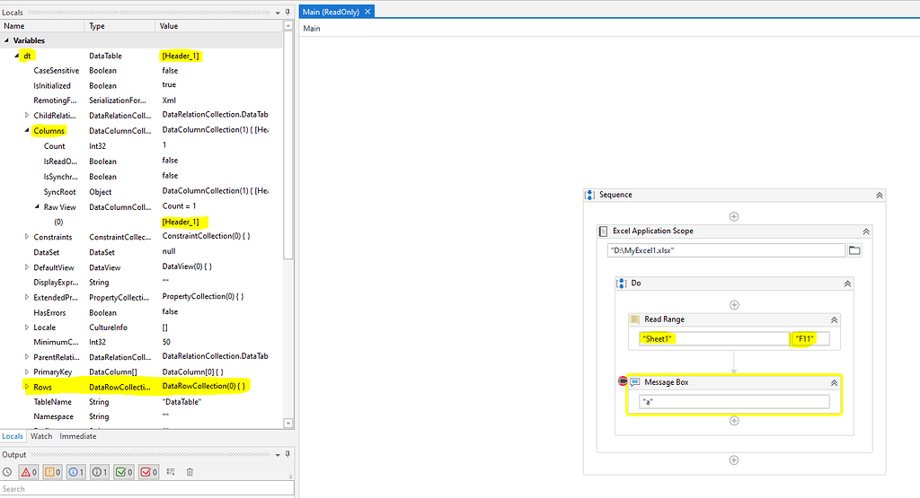 Can't extract full datatable with Read Range (strange bug with Read ...