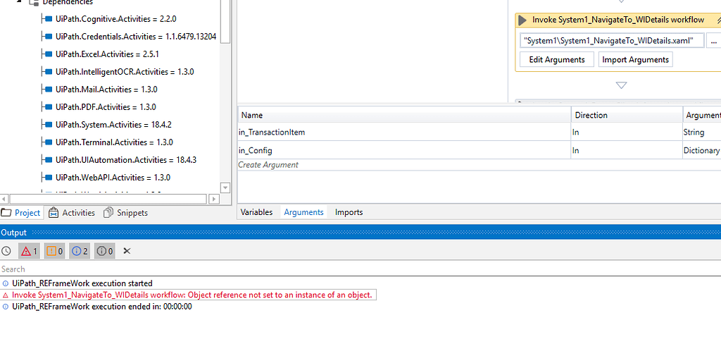 Invoke System1 Navigate Towidetails Object Reference Not Set To An Instance Of An Object