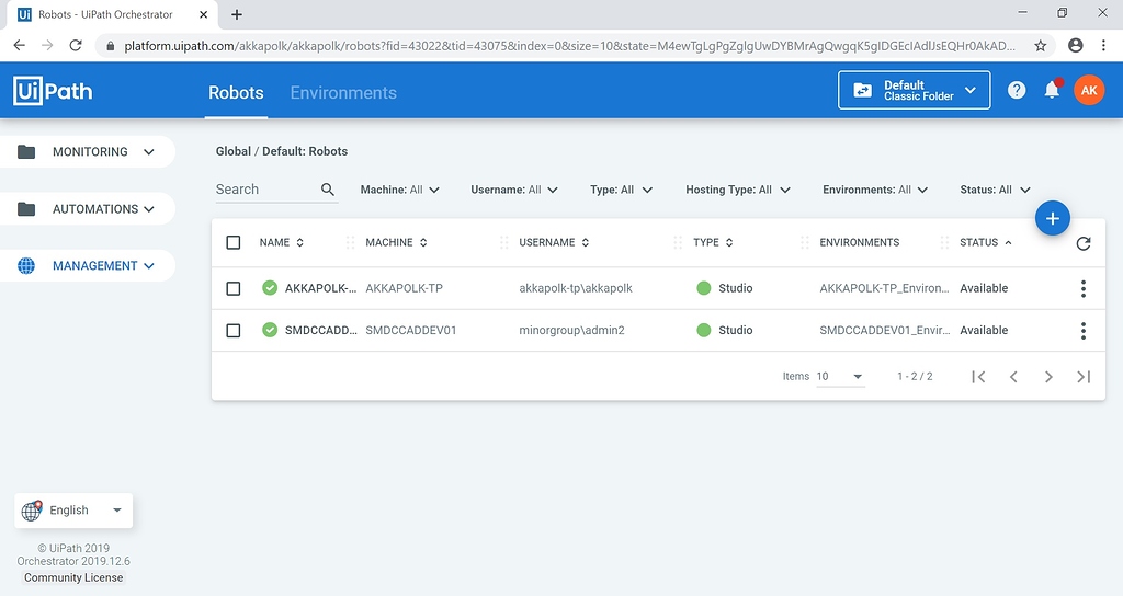 Where to set Robot role on UiPath Orchestrator - Help - UiPath ...