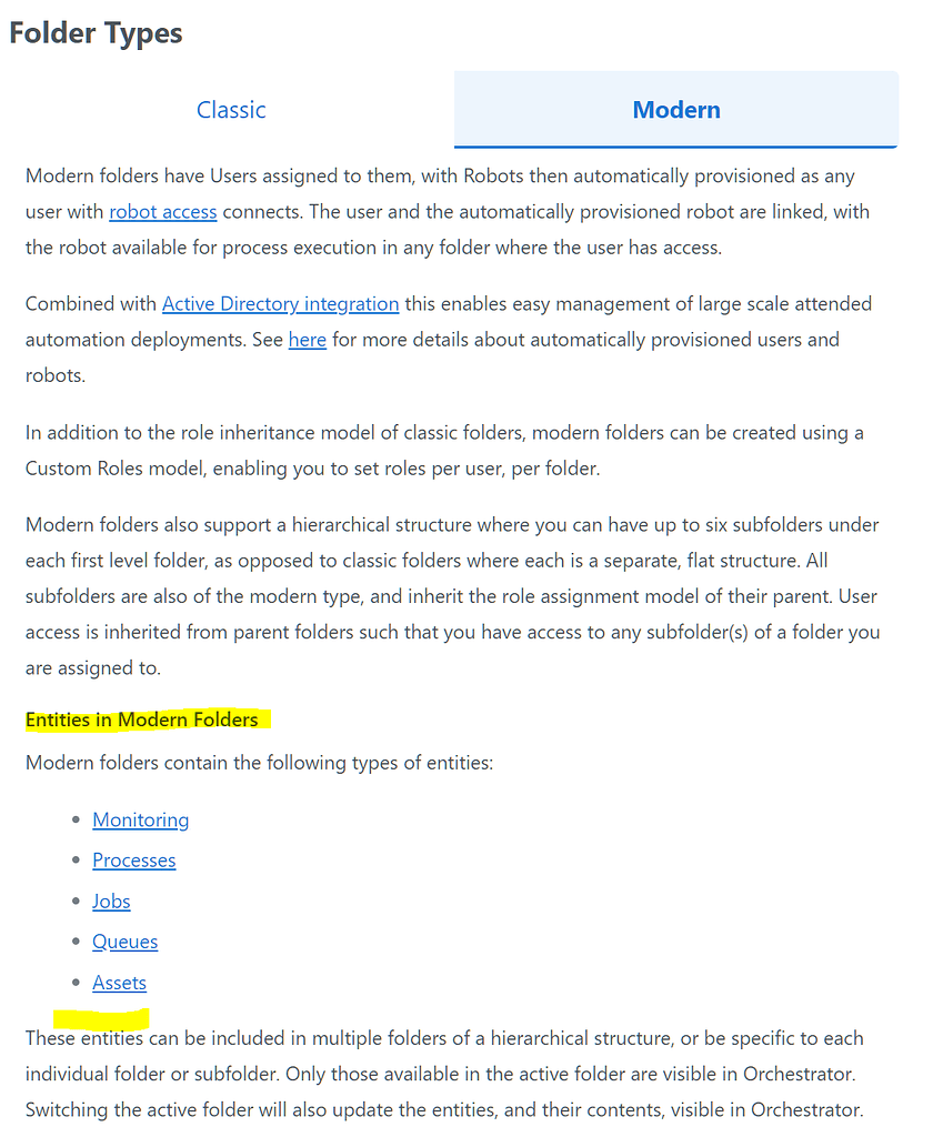 Modern Folders Documentation Isnt Trigger An Entity Orchestrator Uipath Community Forum 1267