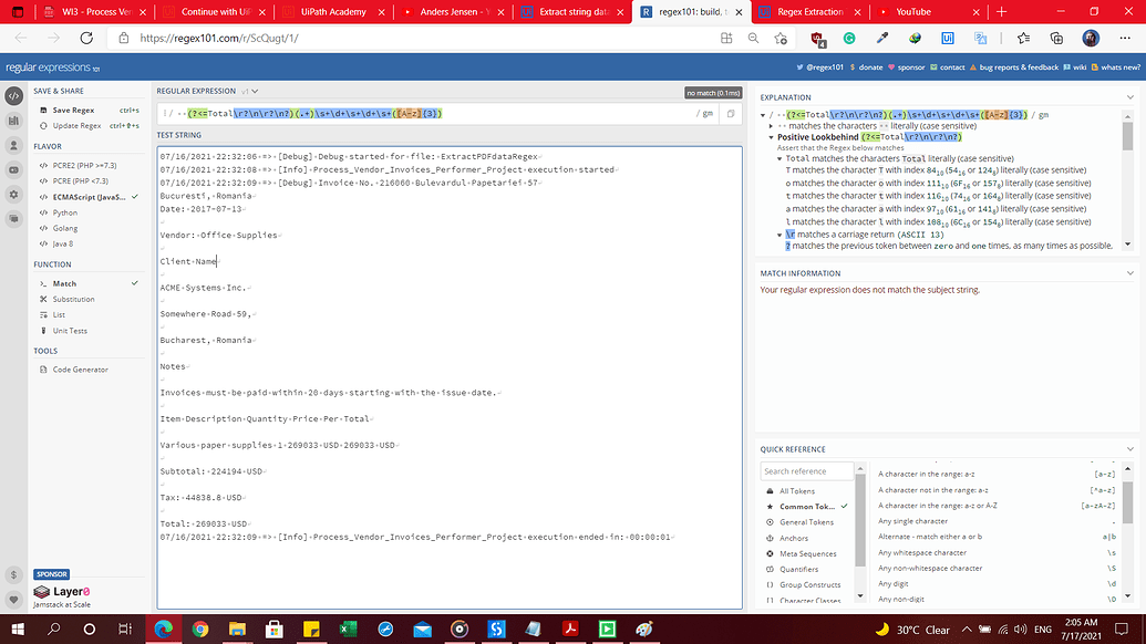 Extract String Data From Text Using Regex Studio UiPath Community Forum