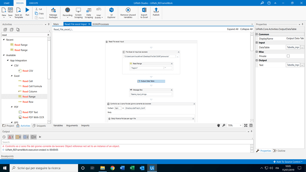 Excel Not Reading Content Help UiPath Community Forum
