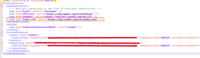 Unable to find package, No packages exist in the nuget - Orchestrator ...