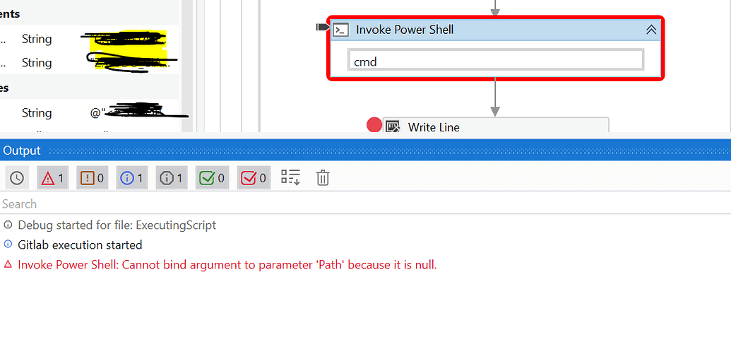 Invoke Power Shell Cannot Bind Argument To Parameter Path Because It