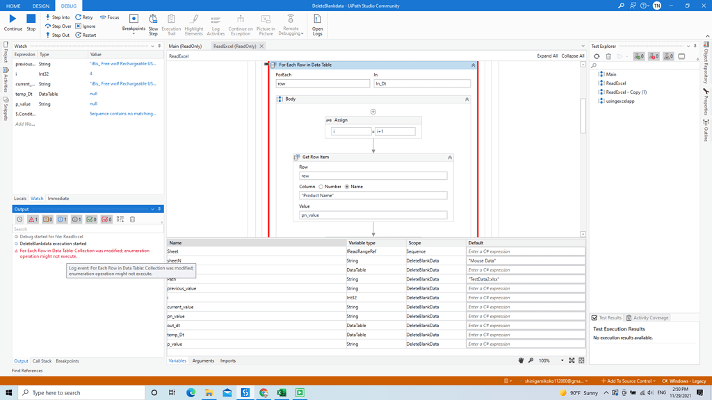 How can i modify Datatable in foreach loop? in C# - Studio - UiPath Community Forum