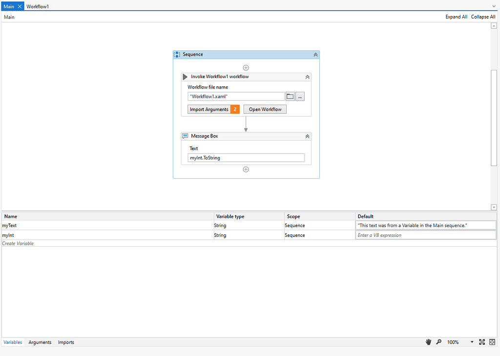 How to import and export a variable from one process to another ...