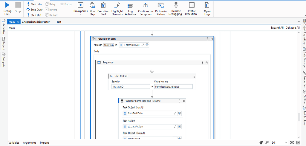 Getting Newtonsoft Serializable Error While Using Wait For Form Task And Resume Activity