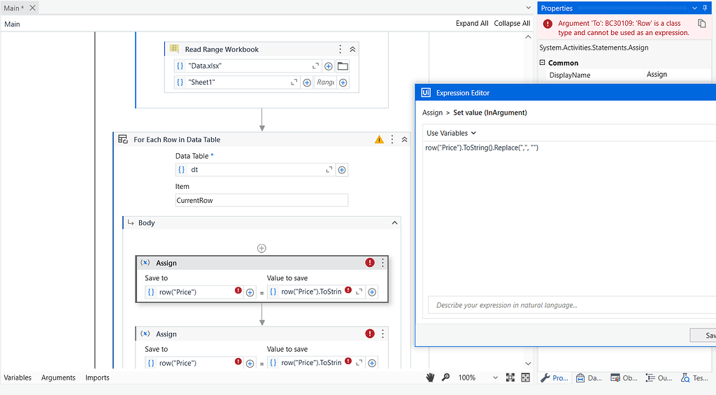 Removing Comma In Excel Column And Sorting Them Studio UiPath