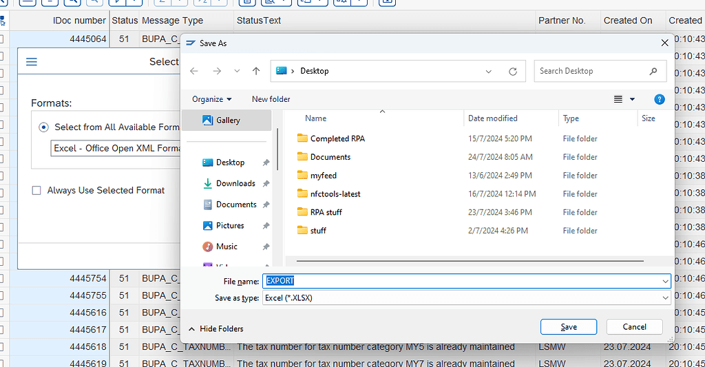 Issue with getting Windows Save As instead of SAP Modal view - Something Else - UiPath Community ...