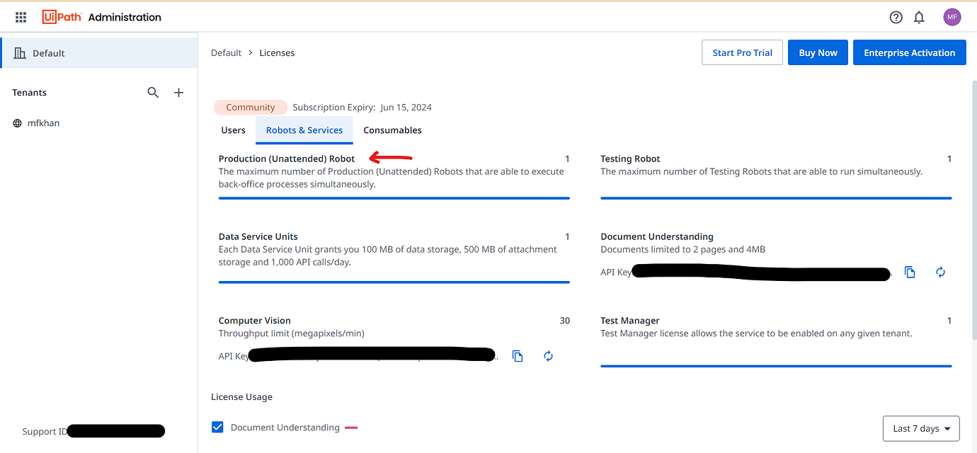 UiPath Orchestrator license required for free version? - Studio ...