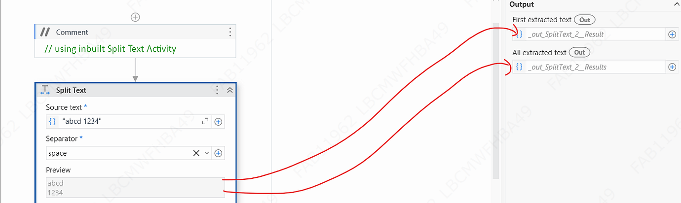 How can I split a text or string? - Activities - UiPath Community Forum