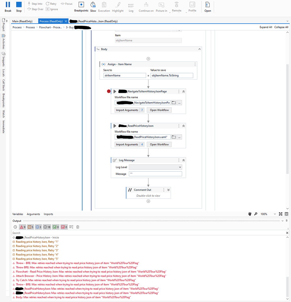 Try Catch Stucks Indefinitely - Studio - UiPath Community Forum