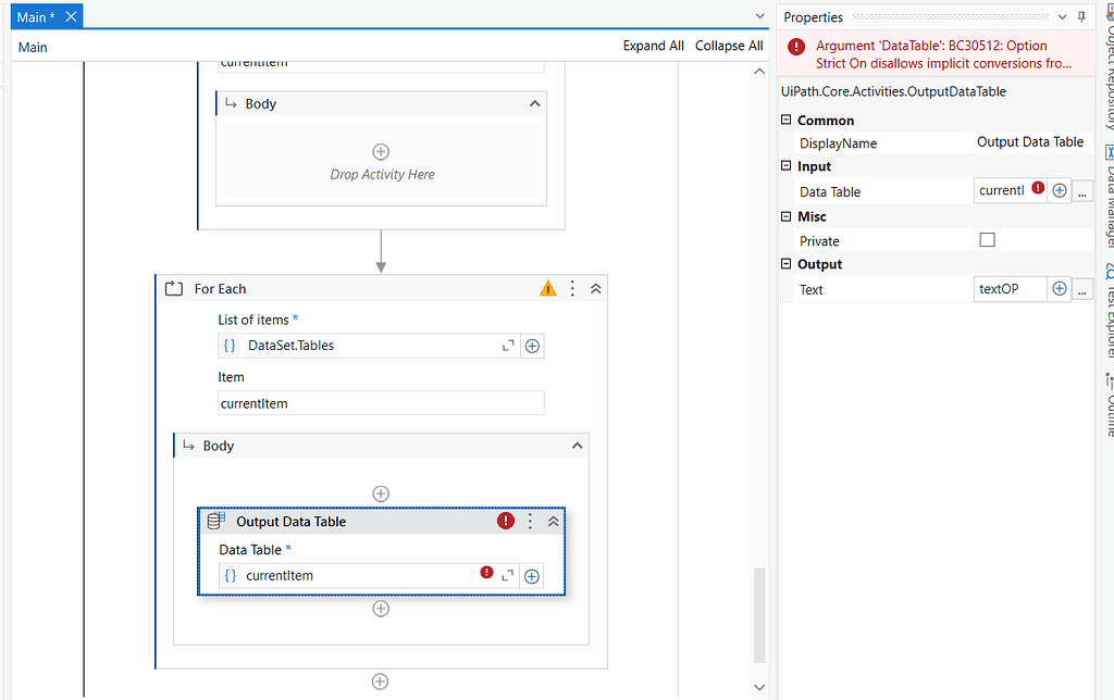 Option Strict On Disallows Implicit Conversions From ‘object To ‘system Data Datatable