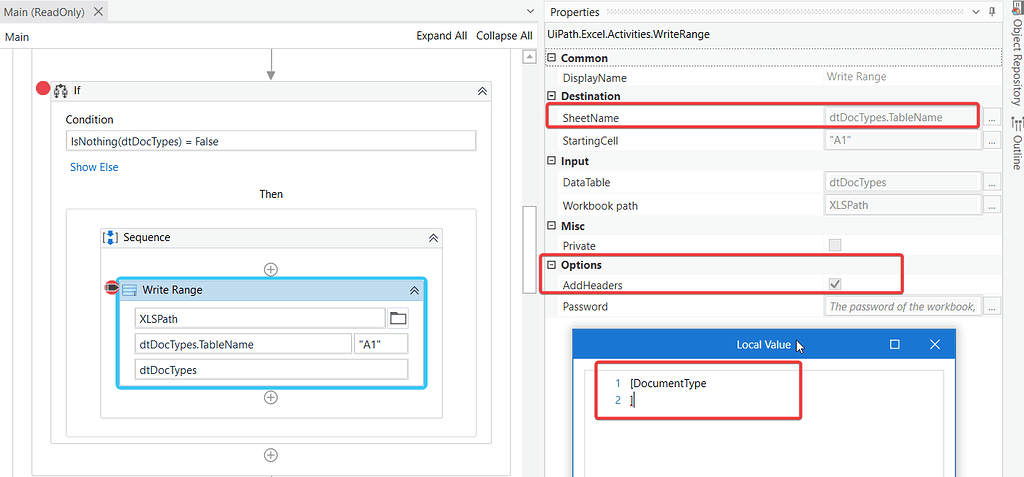 Write Range minor issue - Activities - UiPath Community Forum