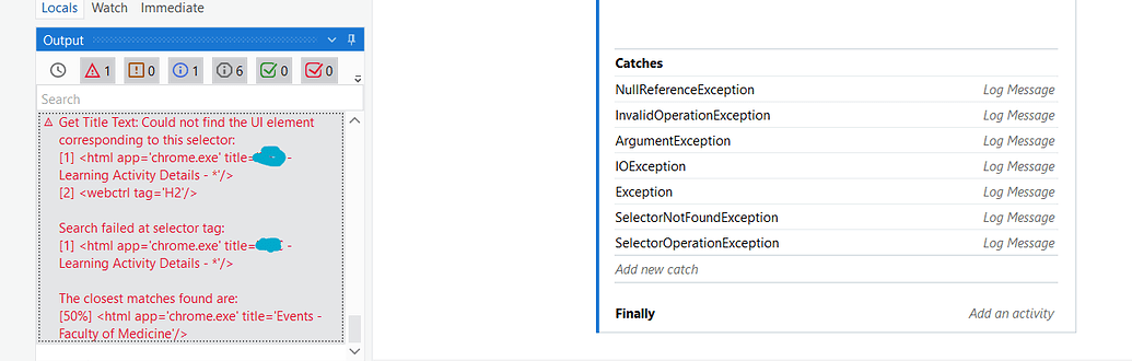 Identify type of exception - Studio - UiPath Community Forum