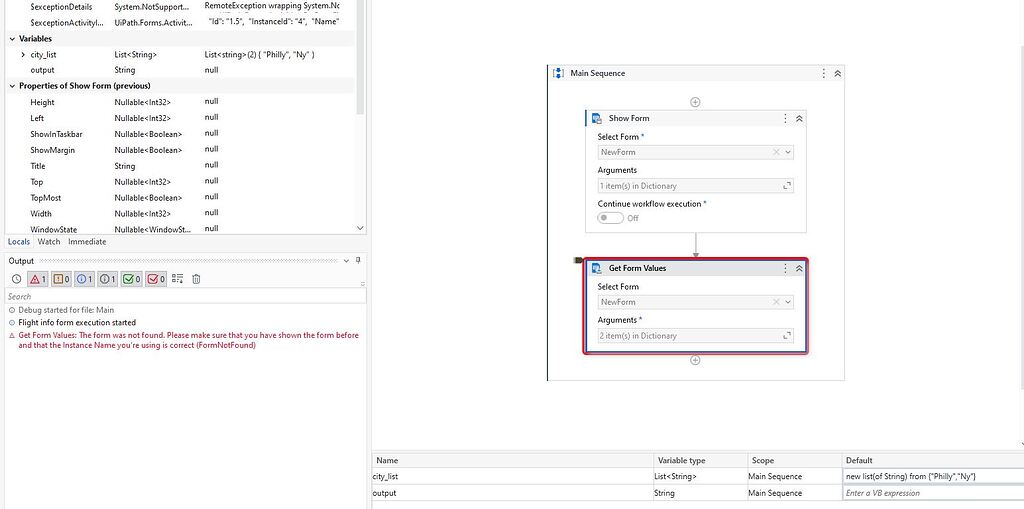 Get Form Values unable to see form - Studio - UiPath Community Forum Get Form Values unable to see form - Studio - UiPath Community Forum