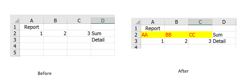 Insert row excel (only column A-C)? - Activities - UiPath Community Forum Insert row excel (only column A-C)? - Activities - UiPath Community Forum