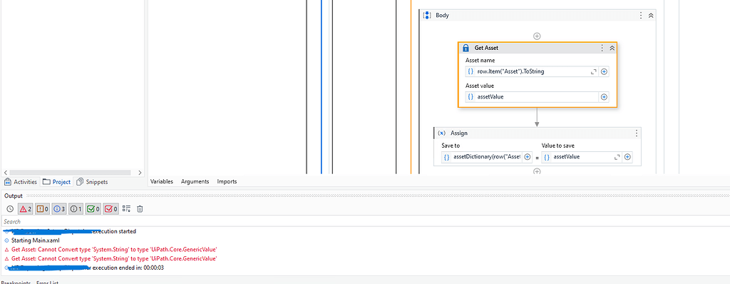 Cannot convert 'Type' to 'UiPath.Core.Generic' - Studio - UiPath ... Cannot convert 'Type' to 'UiPath.Core.Generic' - Studio - UiPath ...