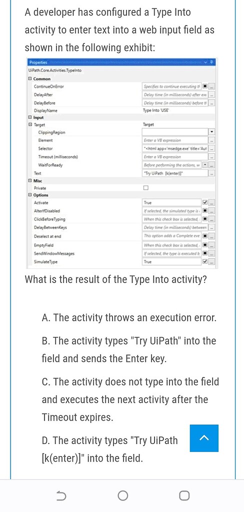 Type into activity help - StudioX - UiPath Community Forum