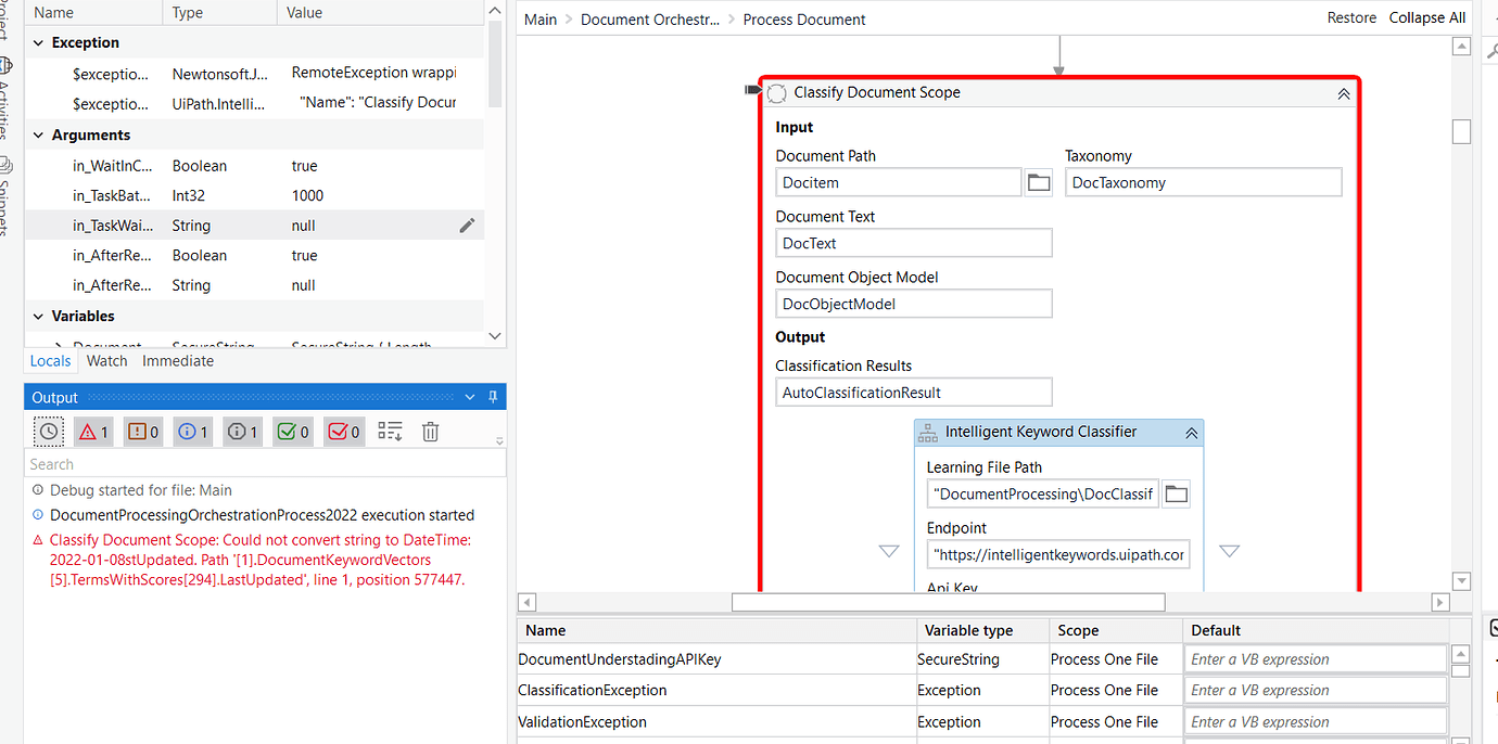Classify Document Scope Error - Studio - UiPath Community Forum