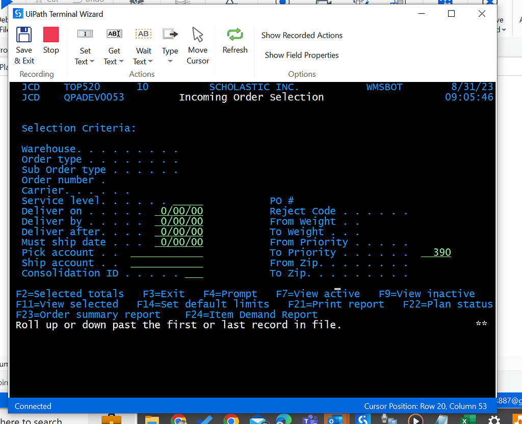 MainFrame Automation - AS-400 - Studio - UiPath Community Forum
