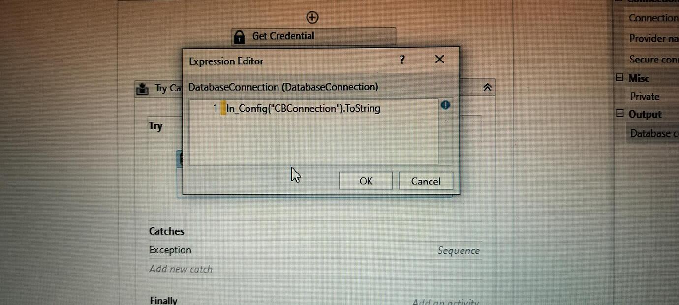 How to to Add & write DB Connection Variable through Config variable - Activities - UiPath ...