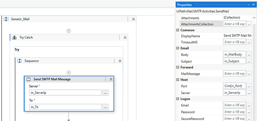 Cannot find attachment option in send smtp mail activity - Studio ...