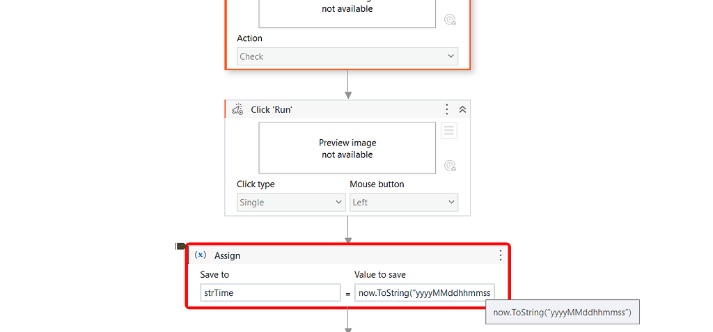 Error in assign activity:Expression Activity type 'VisualBasicValue`1 ...