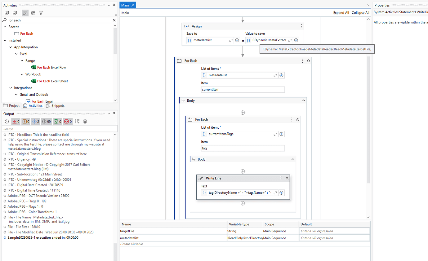 Example of implementation of Metadata Extractor - Extract IPTC ...